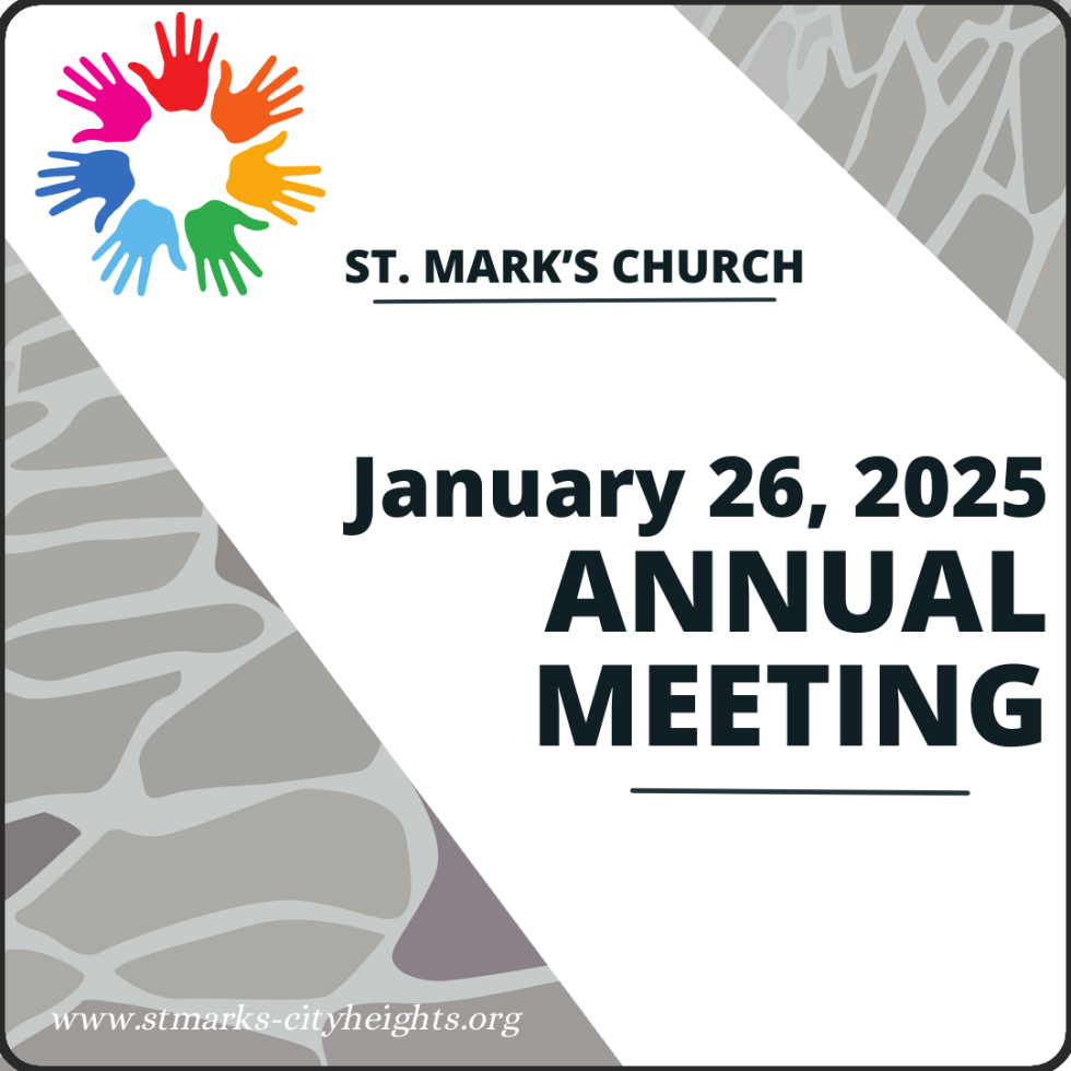 Annual Meeting 2025 | St. Mark’s Episcopal Church City Heights