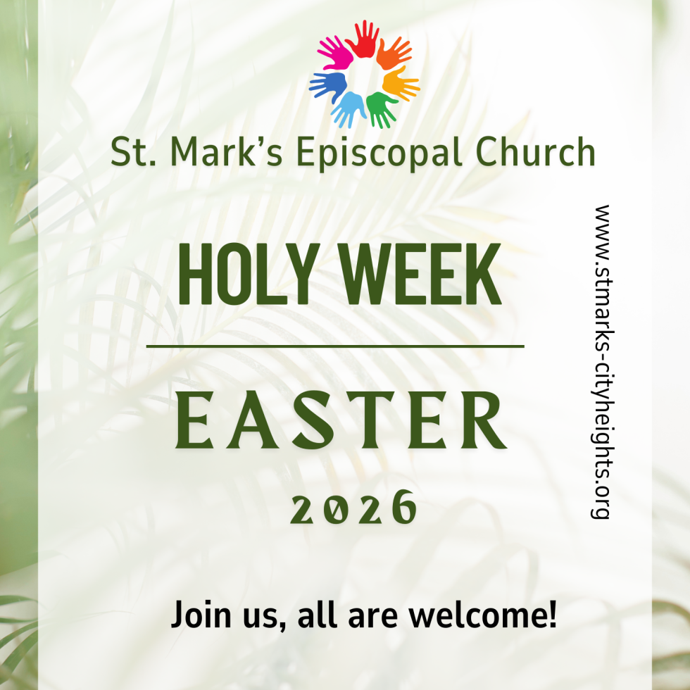 Holy Week & Easter | St. Mark’s Episcopal Church City Heights
